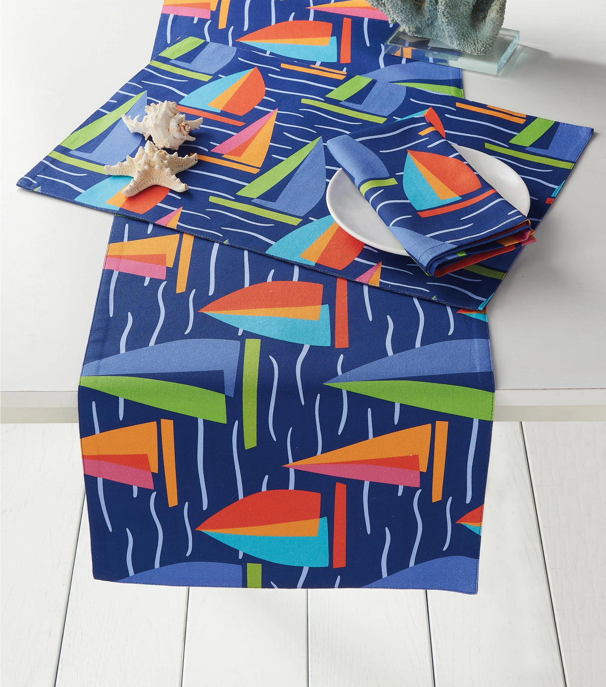Full Sail Cotton Table Runner – Kate Nelligan