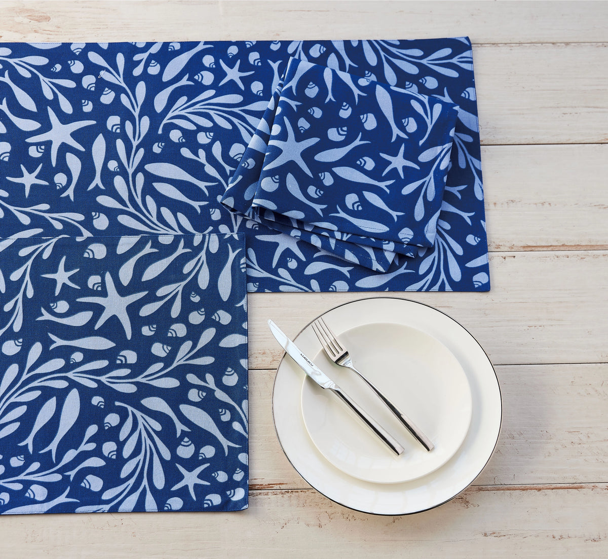 Tidepool Cotton Table Runner – Kate Nelligan