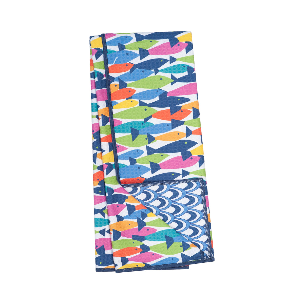 Rainbow Fish Reversible Anywhere Towel – Kate Nelligan