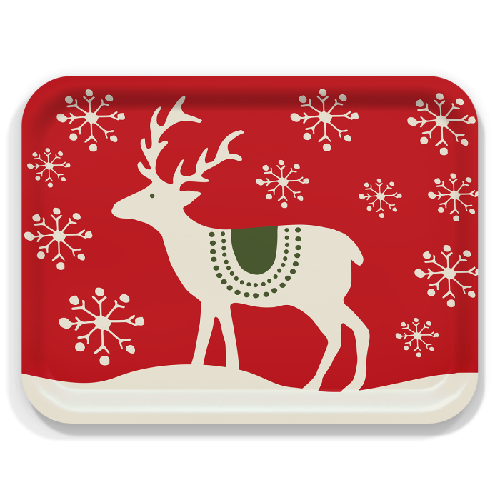 Reindeer Large Wooden Tray – Kate Nelligan
